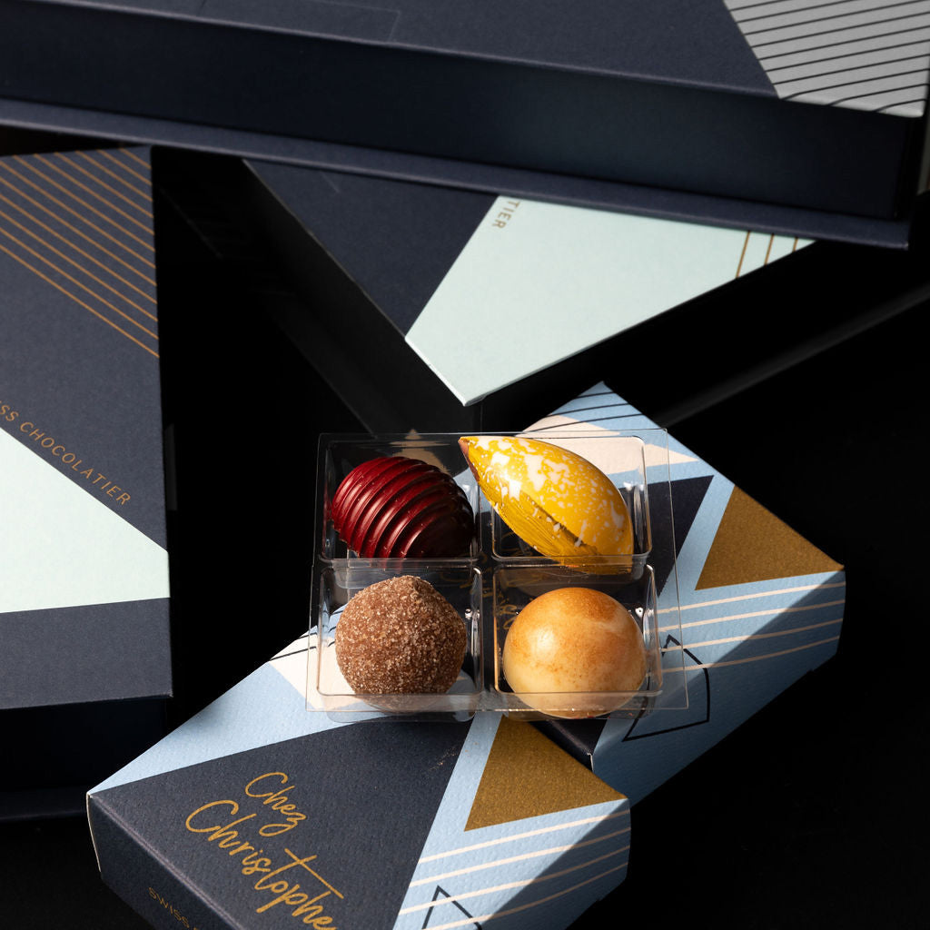4 piece Chocolate Box — Chez Christophe